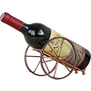 cdybox retro artillery shape red wine bottle holder metal furnishing craft