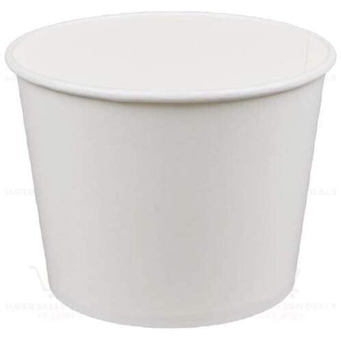 Tabletop king 5 lb. White Disposable Paper Ice Bucket - 25/Pack