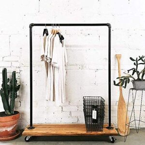 fof friend of family industrial pipe clothing rack garment rack pipeline vintage rolling rack with wheels ballet clothing rack