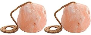 himalayan rock salt (2 pack) lick on a rope for horses