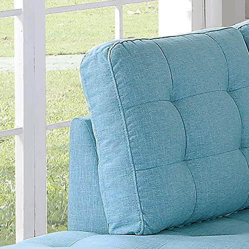 Poundex PDEX- Sofas, Light Blue