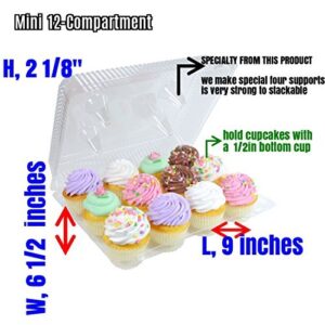 mini cupcake containers 12 count 12 Compartment mini Cupcake Container mini cupcake boxes 12 count mini cupcake containers plastic disposable mini Cupcake box 12 mini cupcake containers plastic