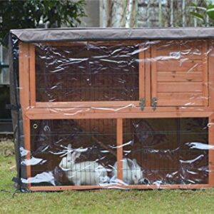 BUNNY BUSINESS Universal Double Hutch Cover, 48-Inch