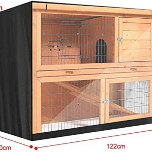 BUNNY BUSINESS Universal Double Hutch Cover, 48-Inch