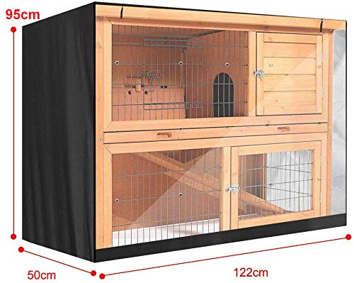 BUNNY BUSINESS Universal Double Hutch Cover, 48-Inch