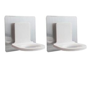 svaitend plastic self-adhesive wall mounted bathroom bottle holder shower gel shampoo hook 2 pcs