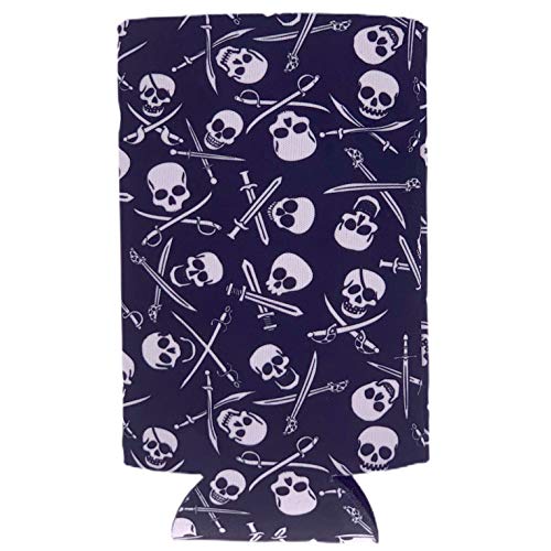 Pirate Pattern 16 oz. Can Coolie (1)