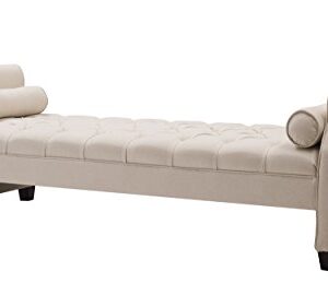 Jennifer Taylor Home Eliza Sofa Bed, Sky Neutral, Twin