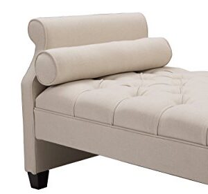 Jennifer Taylor Home Eliza Sofa Bed, Sky Neutral, Twin