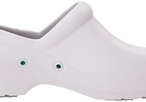 Easy Works Women's Kris Health Care Professional Shoe, White, 8