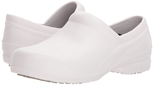 Easy Works Women's Kris Health Care Professional Shoe, White, 8