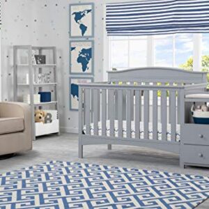 Delta Children Birkley Convertible Crib N Changer, Grey