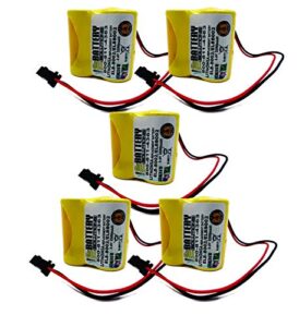 5pc litonia elb-b002 battery emergency light 3.6v 2.2ah nicd elbb002