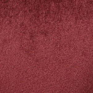 Great Deal Furniture Melaina Tufted Chesterfield Velvet Loveseat with Scrolled Arms, Garnet and Dark Brown