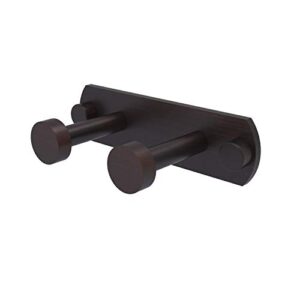 allied brass fr-20-2 fresno collection 2 position multi decorative hook, venetian bronze