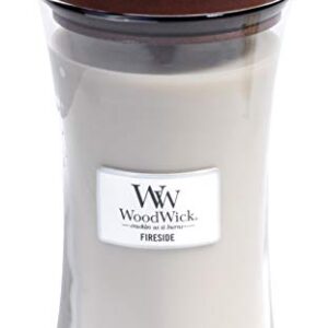 WoodWick Hourglass Scented Candle, Fireside, Large, 21.5 oz.