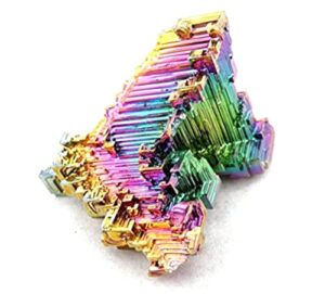 countlessbooks&more bismuth crystal stone large specimen for collecting,wire wrapping,wicca and reiki crystal healing