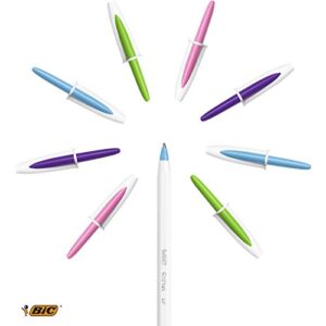 BIC Cristal Up Ballpoint Pens - Assorted Fashion Colours, Box of 20