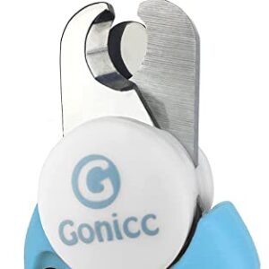 gonicc Dog & Cat Pets Nail Clippers and Trimmers - with Safety Guard to Avoid Over Cutting, Free Nail File, Razor Sharp Blade - Professional Grooming Tool for Pets