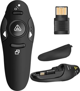 presentation clicker wireless presenter remote clicker for powerpoint presentation remote, rf 2.4ghz usb presentation clicker ppt powerpoint clicker for mac, keynote, computer, laptop