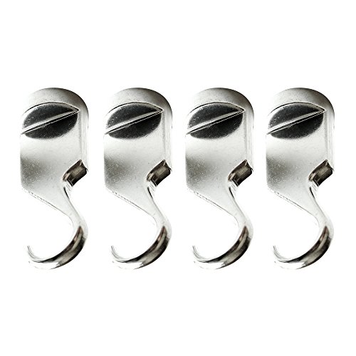 Cooks Standard Fixed Pot Rack Solid Cast Pan Hooks, Set of 4