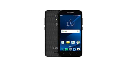 AT&T Prepaid Alcatel idealXCITE 6030B 5" Android 7.0 Smartphone Cell Phone, 8GB, Black