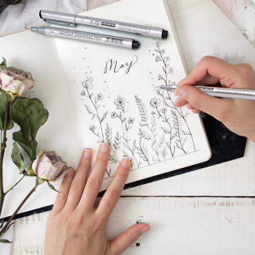 MISULOVE Fine Point Multi-Liner Pens - 10 Pack Set, Ideal for Anime Sketching, Bible Journaling, and Fine Line Drawing for Versatile Artistic Applications