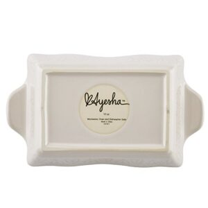 Ayesha Collection Ceramics Au Gratin Set, 12-Ounce, French Vanilla, 2-Piece