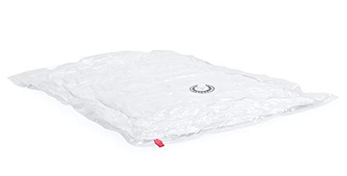 Compactor Aspispace Space Saving Large Vacuum Storage Bag for 1 Double Duvet 80 x 100cm-Pack of 2, L, Clear, 2 Pack