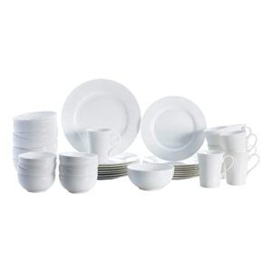 mikasa 5225580 40 piece delray bone china dinnerware set