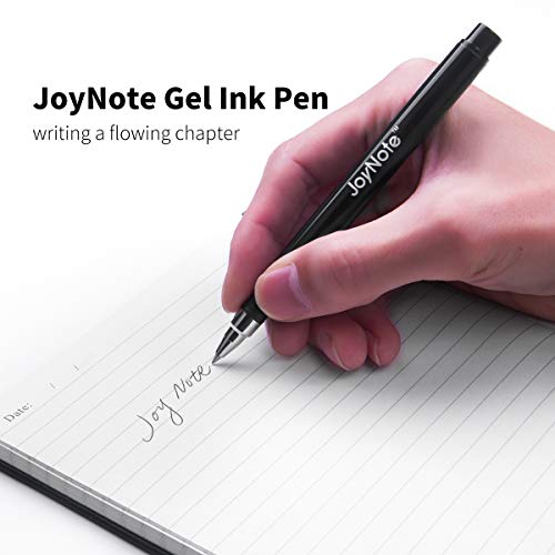 JoyNote Ruled Notebooks Journal, A5 Classic Softcover Notebook with Pen Holder, Thick Paper Gray Soft Cover Journal, 96 Sheets/192 Pages, 5.75 x 8.25 inches