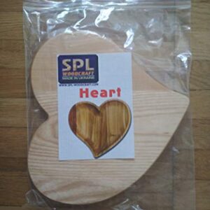 Wooden Serving Tray Plate - Heart Shape - Best Romantic Idea For Everyone You Love - Unique and Handmade - Great Surprise For Valentine Day - Made by SPL Woodcraft Ukraine