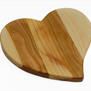 Wooden Serving Tray Plate - Heart Shape - Best Romantic Idea For Everyone You Love - Unique and Handmade - Great Surprise For Valentine Day - Made by SPL Woodcraft Ukraine