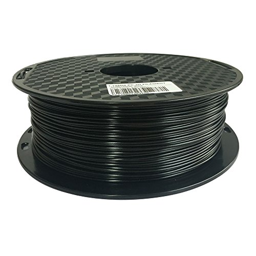 Black PC Filament 1.75 mm 3D Printer Filament 1 KG Spool 2.2LBS Dimensional Accuracy +/- 0.05mm 3D Printing Polycarbonate Material