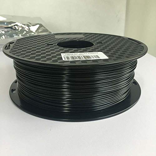 Black PC Filament 1.75 mm 3D Printer Filament 1 KG Spool 2.2LBS Dimensional Accuracy +/- 0.05mm 3D Printing Polycarbonate Material