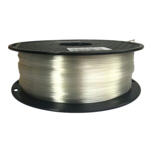 Transparent PC Filament 1.75mm 3D Printer Filament Dimensional Accuracy +/- 0.05mm, 1KG Spool (2.2LBS), 3D Printing Polycarbonate Material