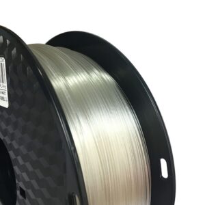 Transparent PC Filament 1.75mm 3D Printer Filament Dimensional Accuracy +/- 0.05mm, 1KG Spool (2.2LBS), 3D Printing Polycarbonate Material