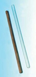 30cm glass friction rod, 13mm diameter - eisco labs