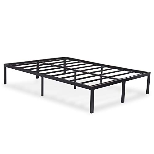 SLEEPLACE 14 Inch Dura Metal Steel Slat / Mattress Foundation / Bed Frame, King