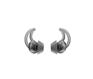 bose stayhear+ tips for soundsport wireless headphones, 2 pairs, small, smoke