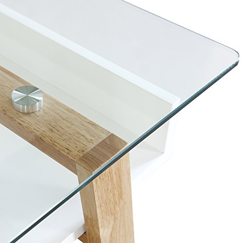 EdgeMod Segovia Glass Top Desk