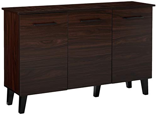 GDFStudio Emilia Side Board Cabinet | Scandinavian, Danish, Mid Century Modern Design | Perfect for Entryway-Dining or Living Room | Wenge