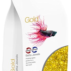 Pisces Gold Betta Jewels 17oz for Siamese Fighting Fish, Betta Fish, Goldfish, Guppies