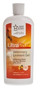 ultracruz - sc-516110 veterinary liniment gel for horses, 12 oz