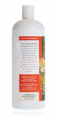 UltraCruz Equine Black Diamond Horse Shampoo, 32 oz