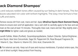 UltraCruz Equine Black Diamond Horse Shampoo, 32 oz