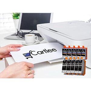 Cartlee 10 Compatible PGI-35 CLI-36 High Yield Ink Cartridges for PIXMA iP100, PIXMA iP110 (5 Black, 5 Color)