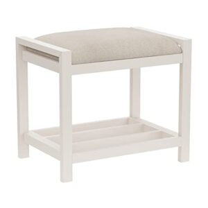 hillsdale furniture amelia, white vanity stool