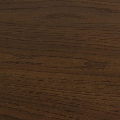 Amazon Brand – Rivet Mid-Century Round Wood Dining Table, 42"W, Chestnut