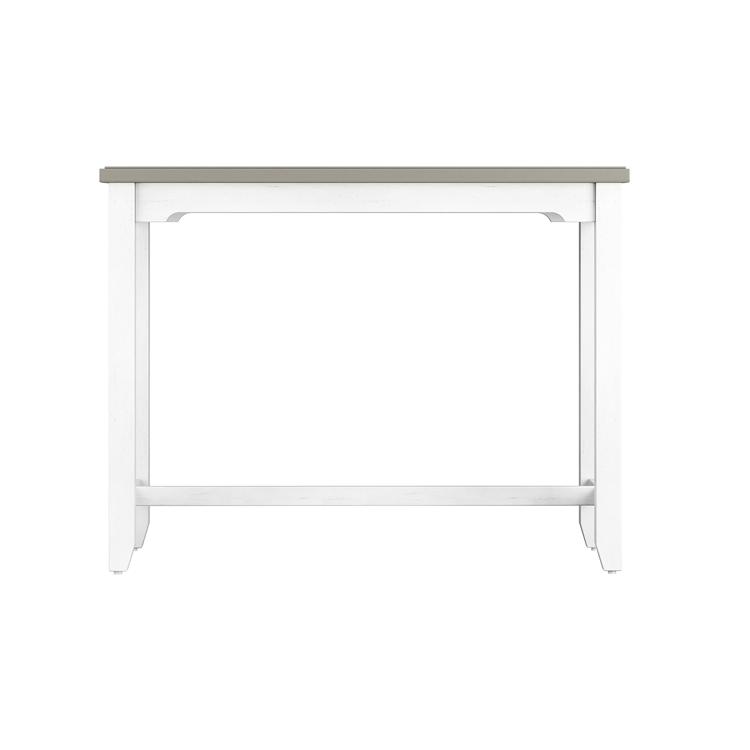 Hillsdale Furniture Hillsdale Clarion Side, Distressed Gray/Sea White Counter Height Table